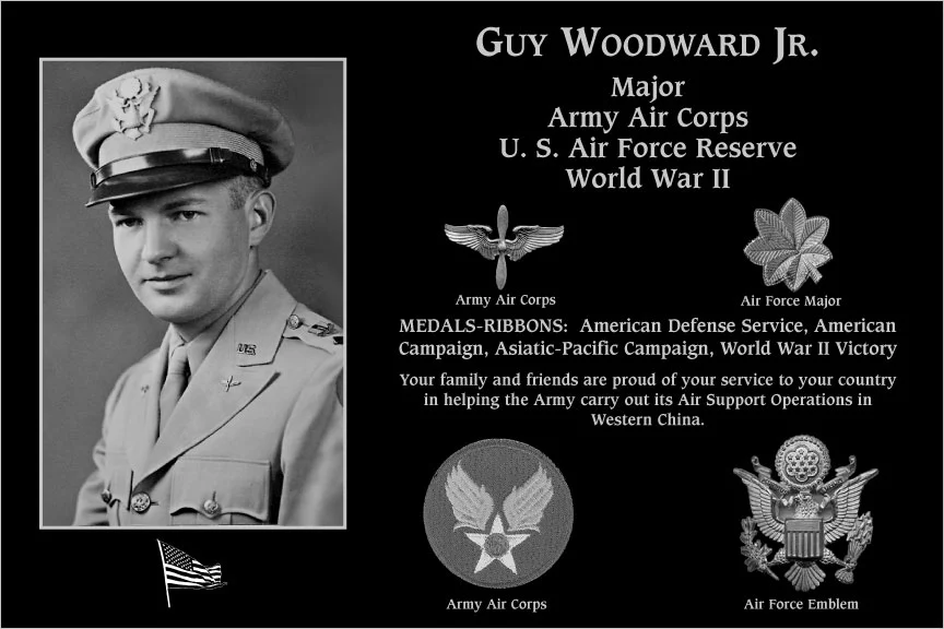 Major Guy Woodward Jr. | Mt. Soledad Virtual Plaque