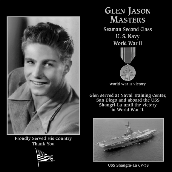 Petty Officer Second Class Glen Jason Masters | Mt. Soledad Virtual Plaque