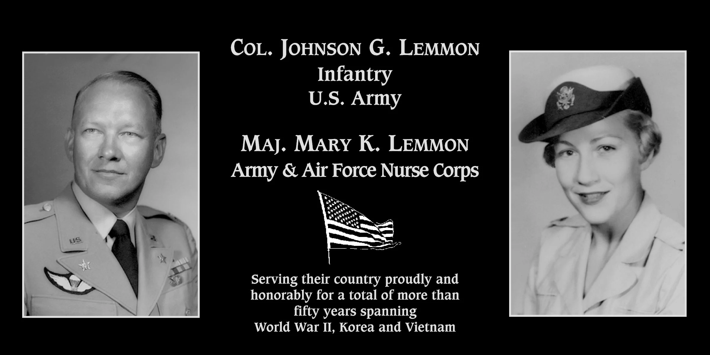 Major Mary K Lemmon | Mt. Soledad Virtual Plaque