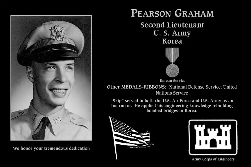 Second Lieutenant Pearson Graham | Mt. Soledad Virtual Plaque