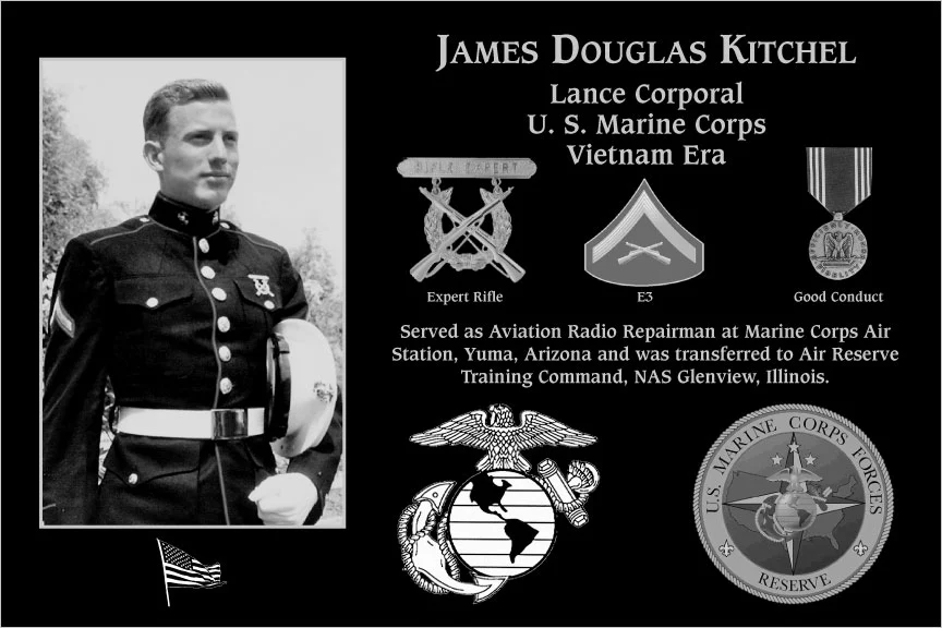 Lance Corporal James Douglas Kitchel | Mt. Soledad Virtual Plaque