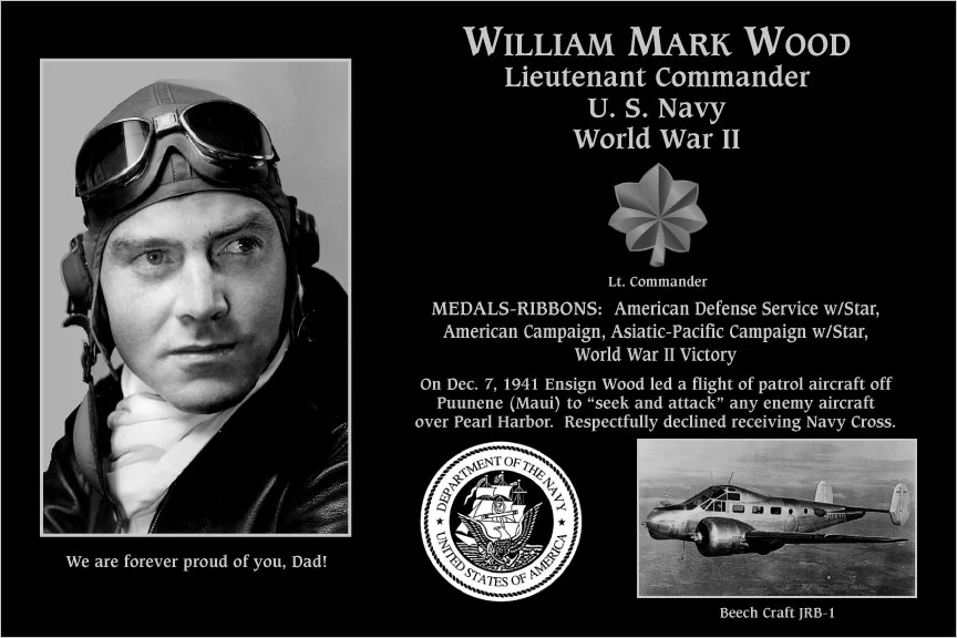 Lieutenant Commander William Mark Wood | Mt. Soledad Virtual Plaque