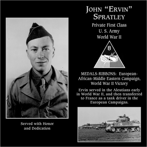 Private First Class John Spratley | Mt. Soledad Virtual Plaque