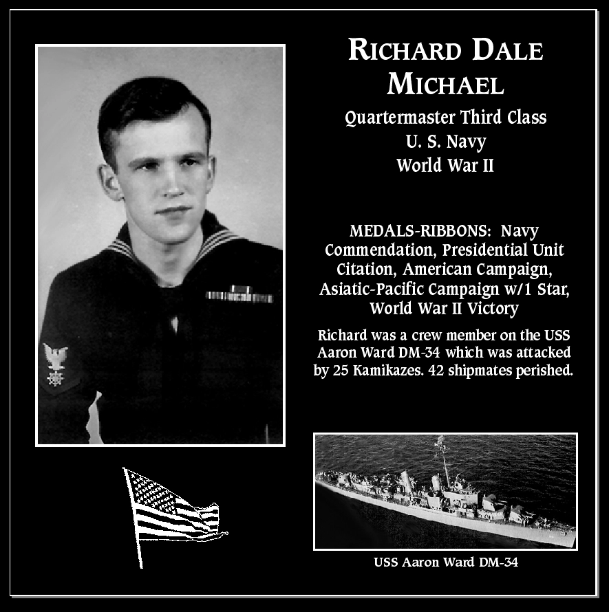 Petty Officer Third Class Richard Dale Michael | Mt. Soledad Virtual Plaque