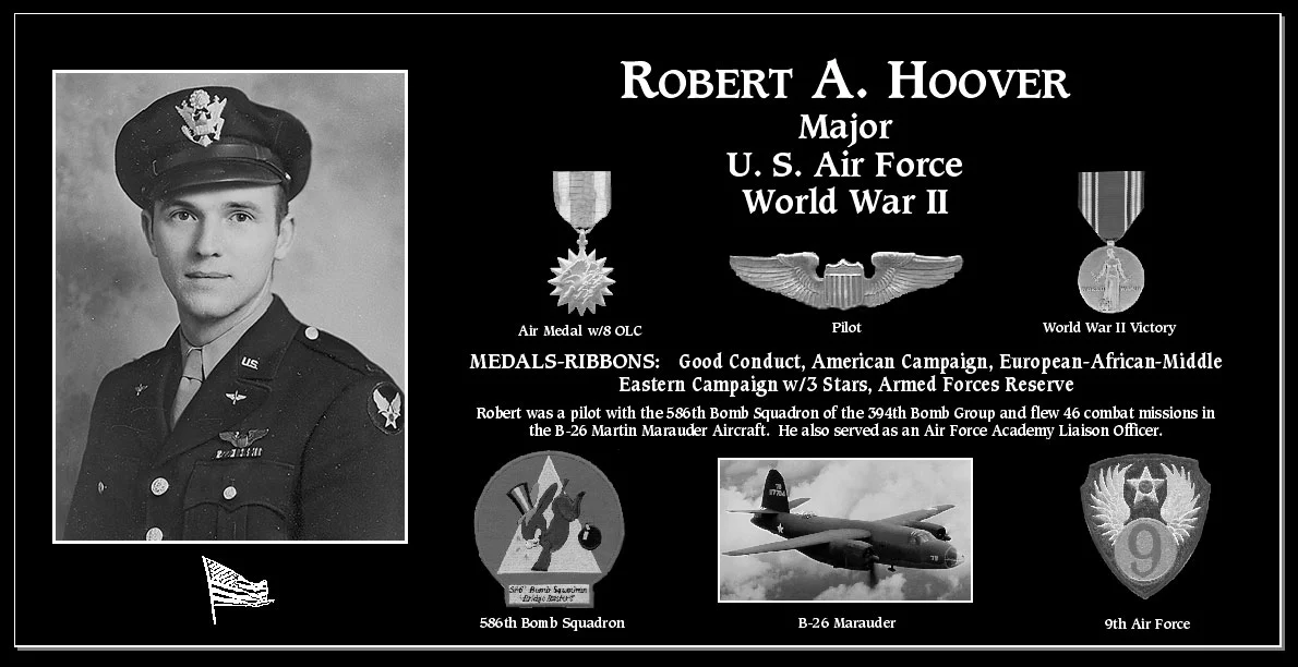 Major Robert A Hoover | Mt. Soledad Virtual Plaque