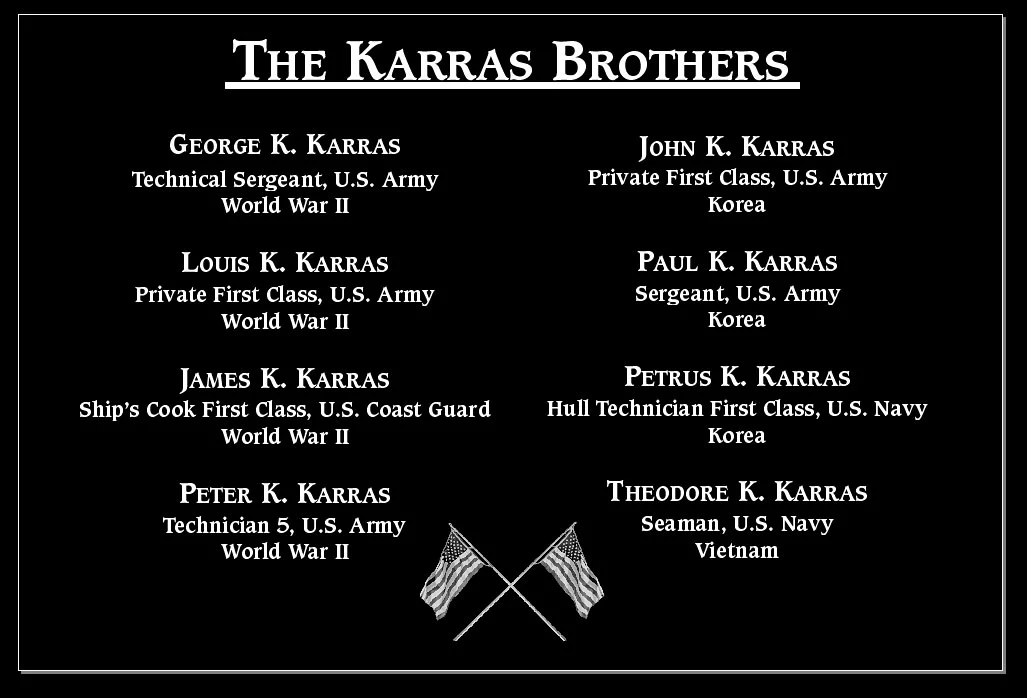 Corporal George K Karras | Mt. Soledad Virtual Plaque