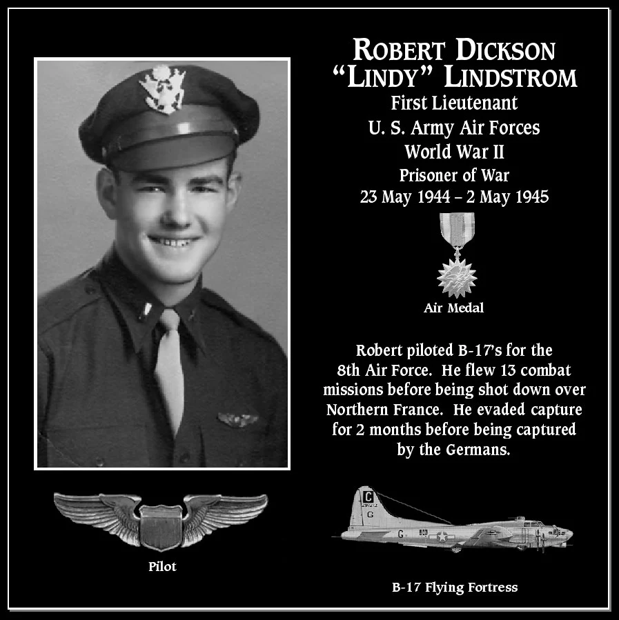 First Lieutenant Robert Dickson Lindstrom | Mt. Soledad Virtual Plaque