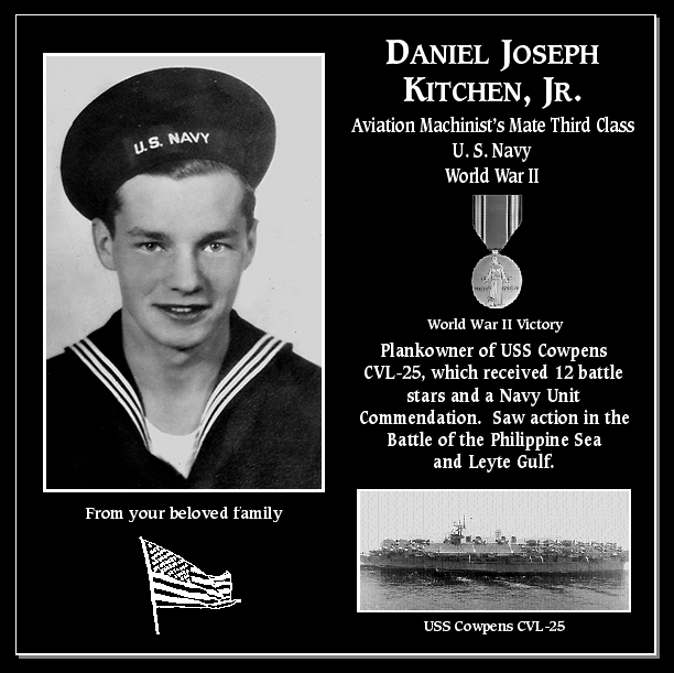 Petty Officer Third Class Daniel Joseph Kitchen, Jr. | Mt. Soledad ...