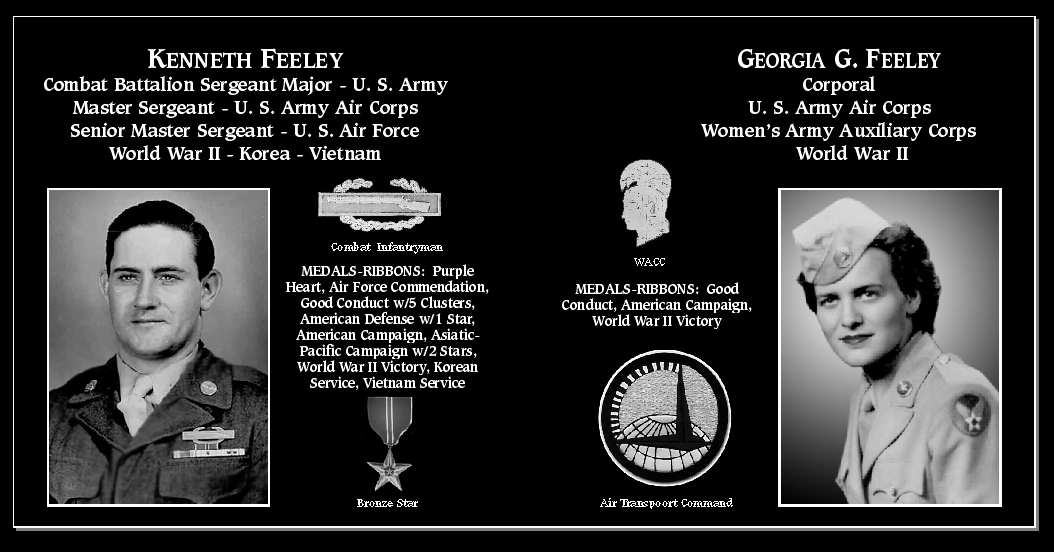 Senior Master Sergeant Kenneth Feeley | Mt. Soledad Virtual Plaque