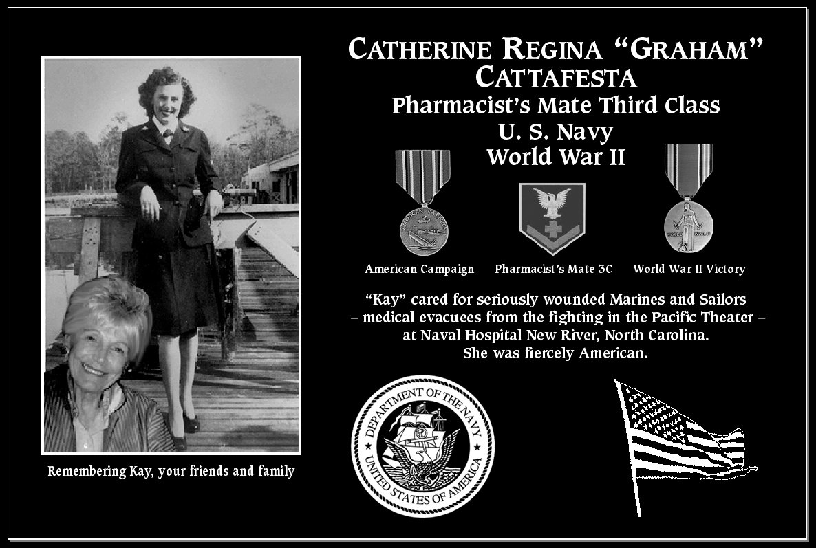 Petty Officer Third Class Catherine Regina Cattafesta | Mt. Soledad ...