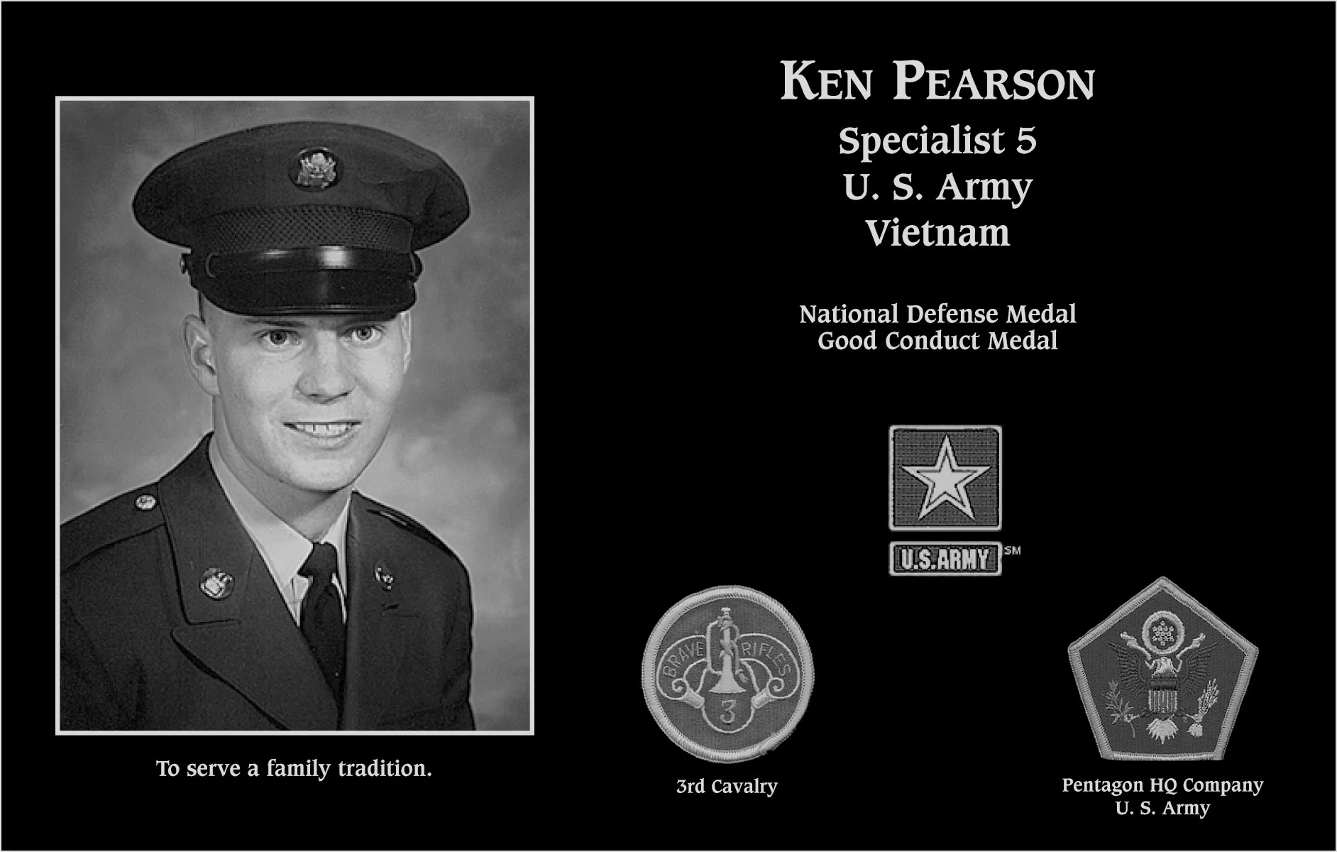 Specialist Ken Pearson | Mt. Soledad Virtual Plaque