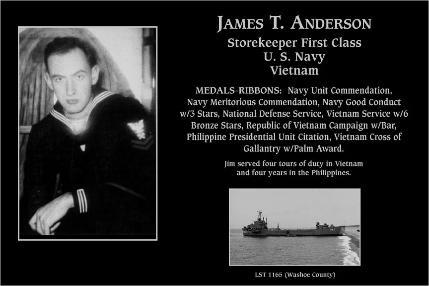 Petty Officer First Class James T Anderson | Mt. Soledad Virtual Plaque