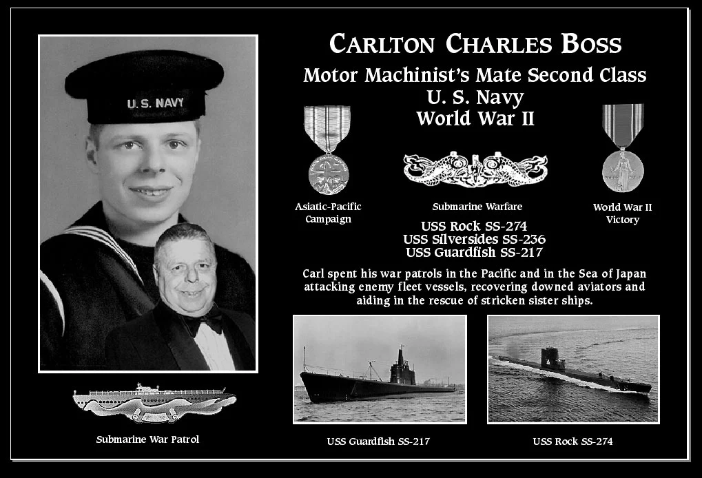 Petty Officer Second Class Carlton Charles Boss | Mt. Soledad Virtual ...