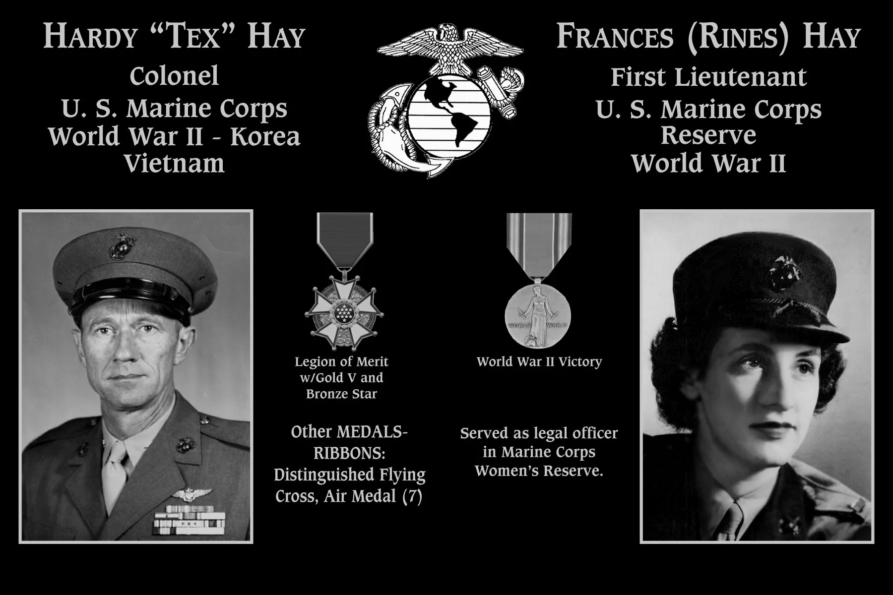 First Lieutenant Frances (Rines) Hay | Mt. Soledad Virtual Plaque