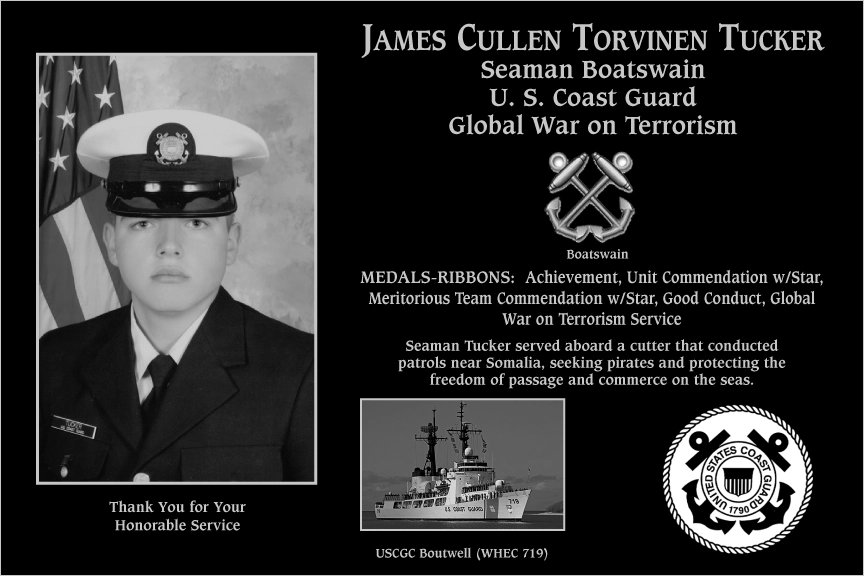 Seaman/Airman/Fireman James Cullen Torvinen Tucker | Mt. Soledad ...