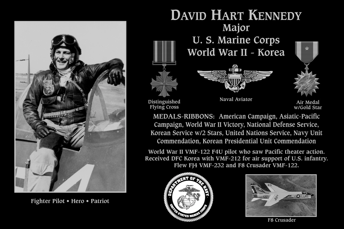 Major David Hart Kennedy | Mt. Soledad Virtual Plaque