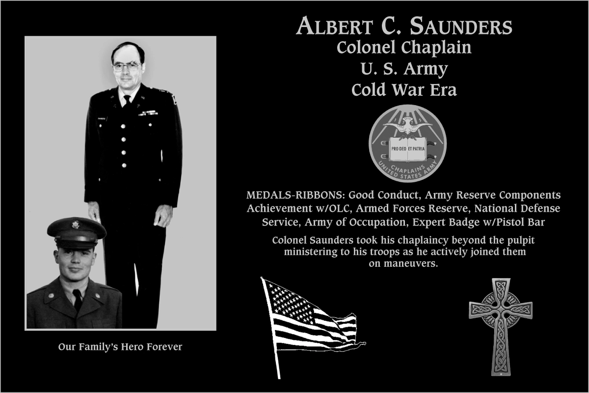 Colonel Albert C. Saunders | Mt. Soledad Virtual Plaque