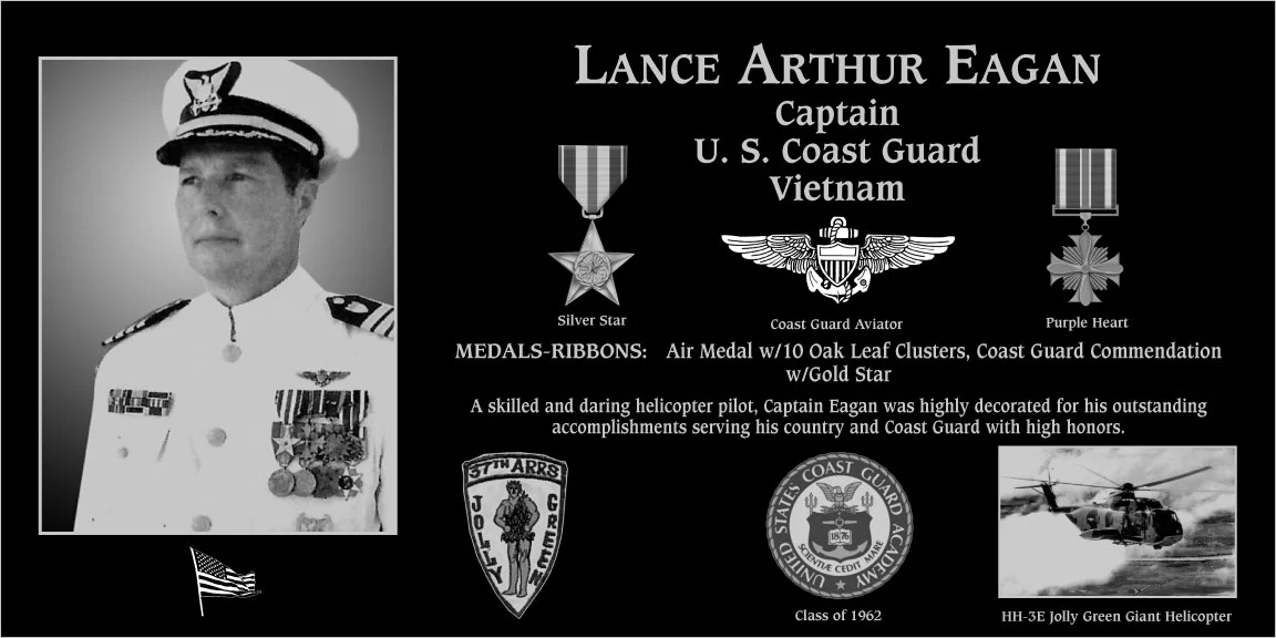 Captain Lance Arthur Eagan | Mt. Soledad Virtual Plaque
