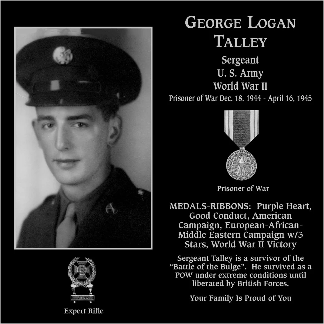 Sergeant George Logan Talley | Mt. Soledad Virtual Plaque