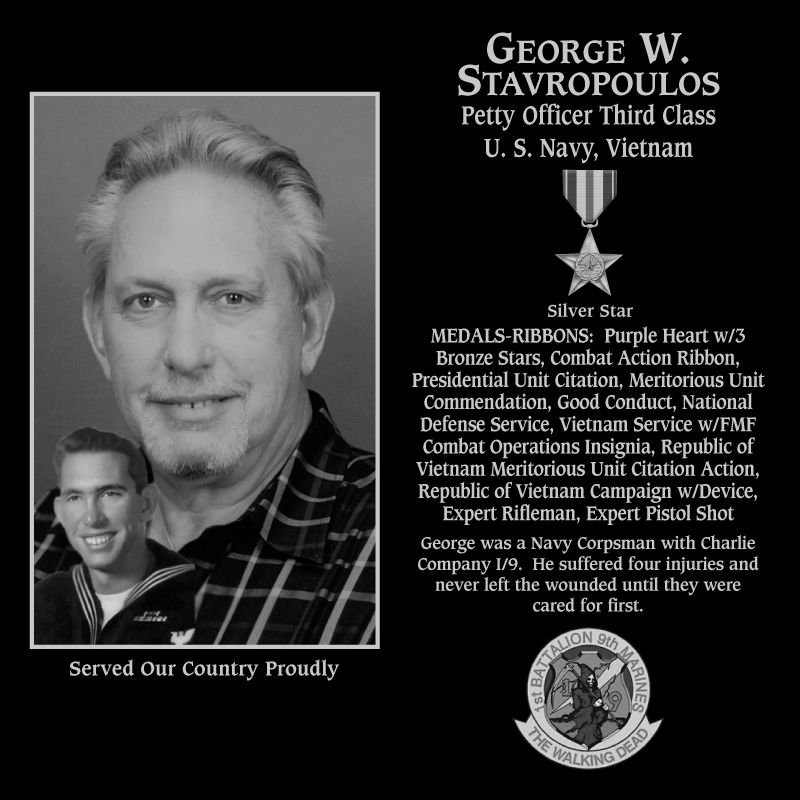 Petty Officer Third Class George W. Stavropoulos | Mt. Soledad Virtual ...