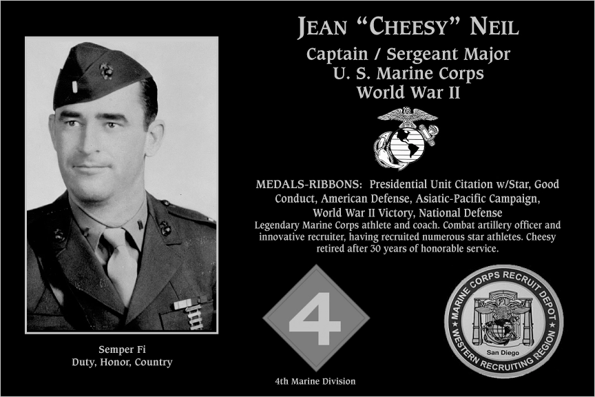 Captain Jean Neil | Mt. Soledad Virtual Plaque