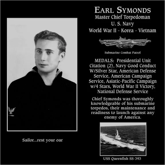 Master Chief Petty Officer Earl Symonds | Mt. Soledad Virtual Plaque