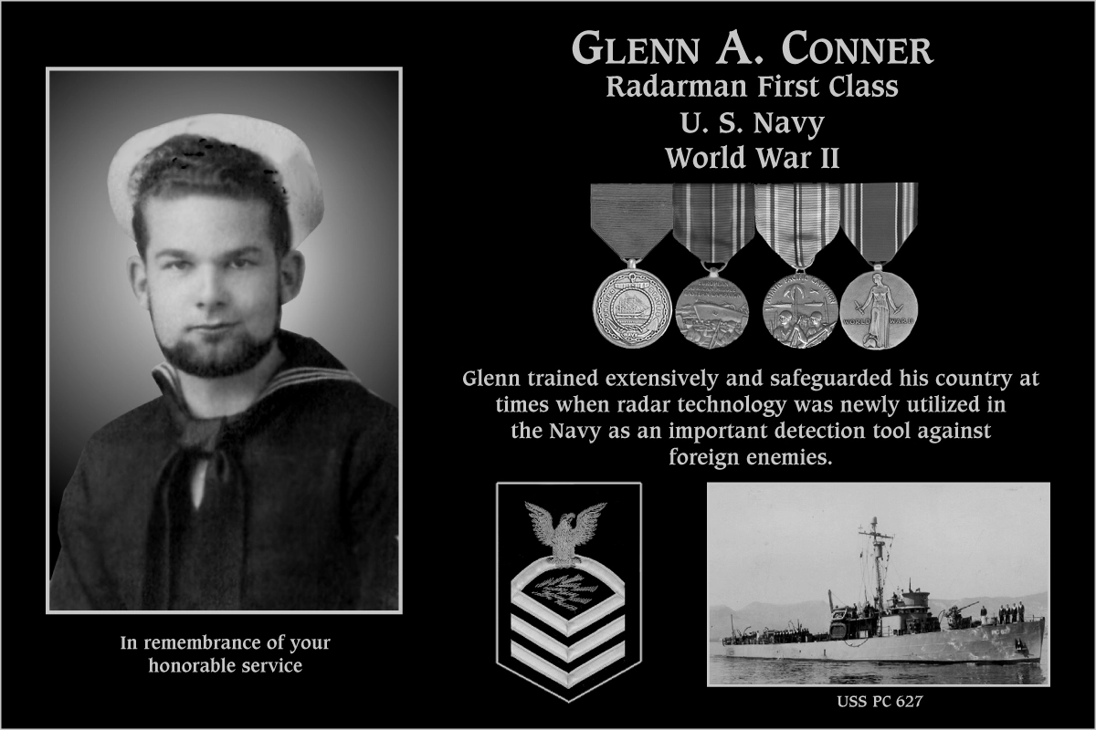 Petty Officer First Class Glenn A. Conner | Mt. Soledad Virtual Plaque