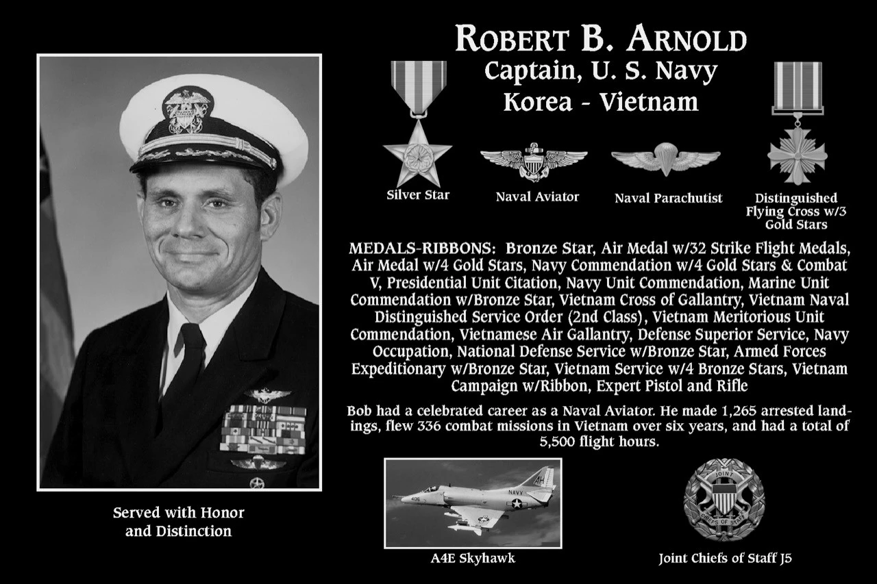 Captain Robert B. Arnold | Mt. Soledad Virtual Plaque