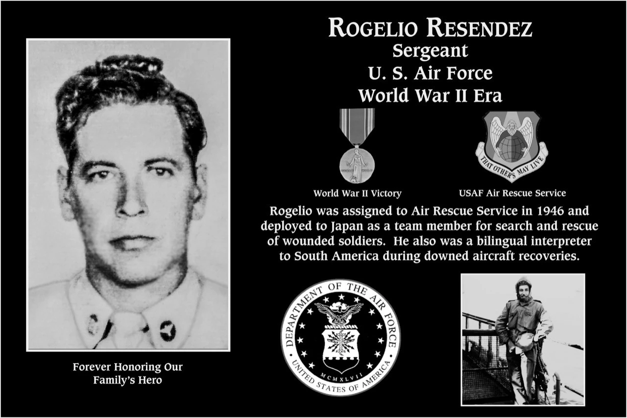 Sergeant Rogelio Resendez | Mt. Soledad Virtual Plaque