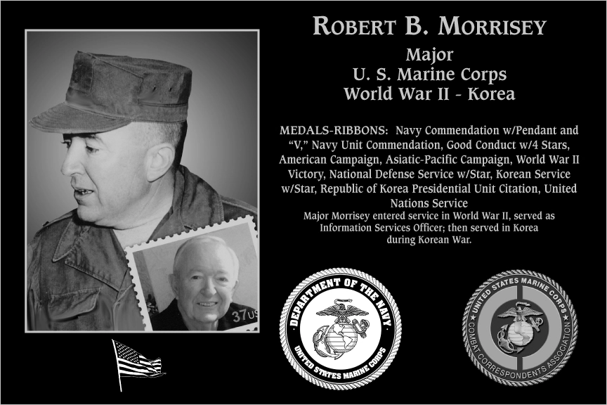 Major Robert B Morrisey | Mt. Soledad Virtual Plaque
