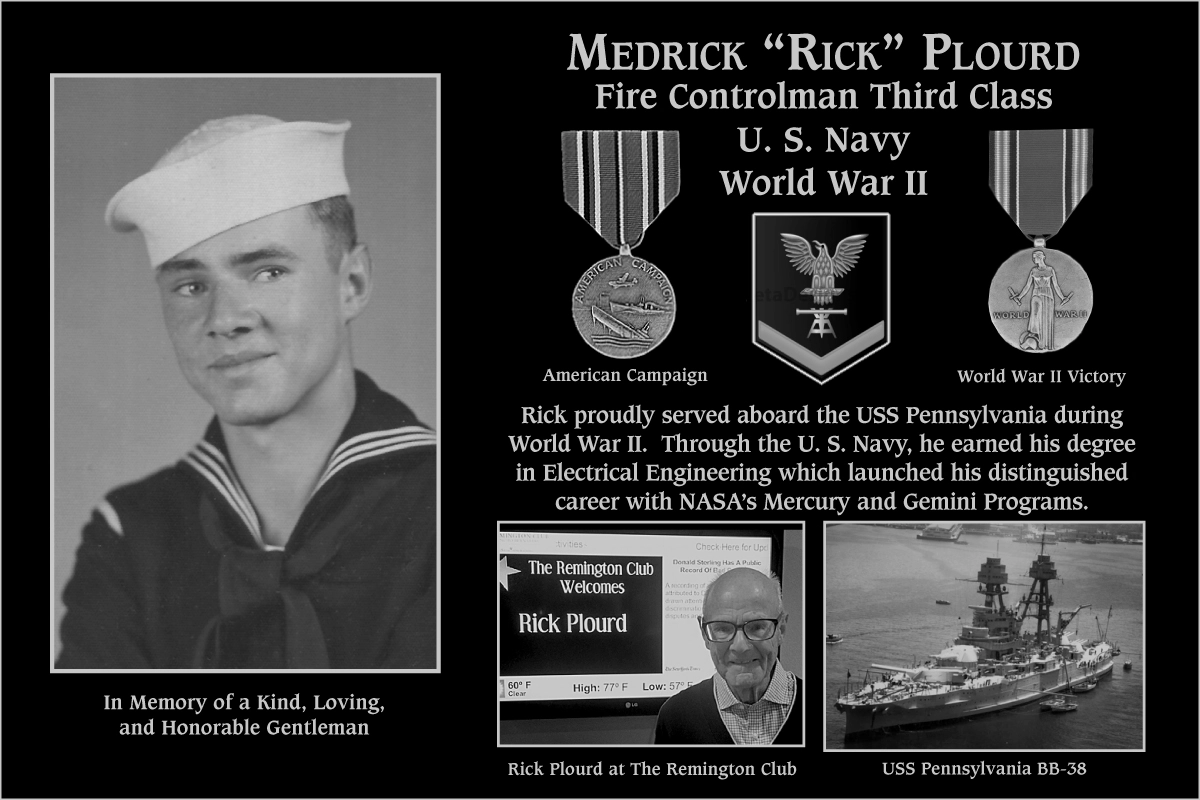Petty Officer Third Class Medrick Plourd | Mt. Soledad Virtual Plaque
