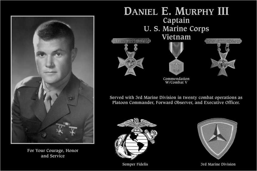 Captain Daniel E Murphy III | Mt. Soledad Virtual Plaque