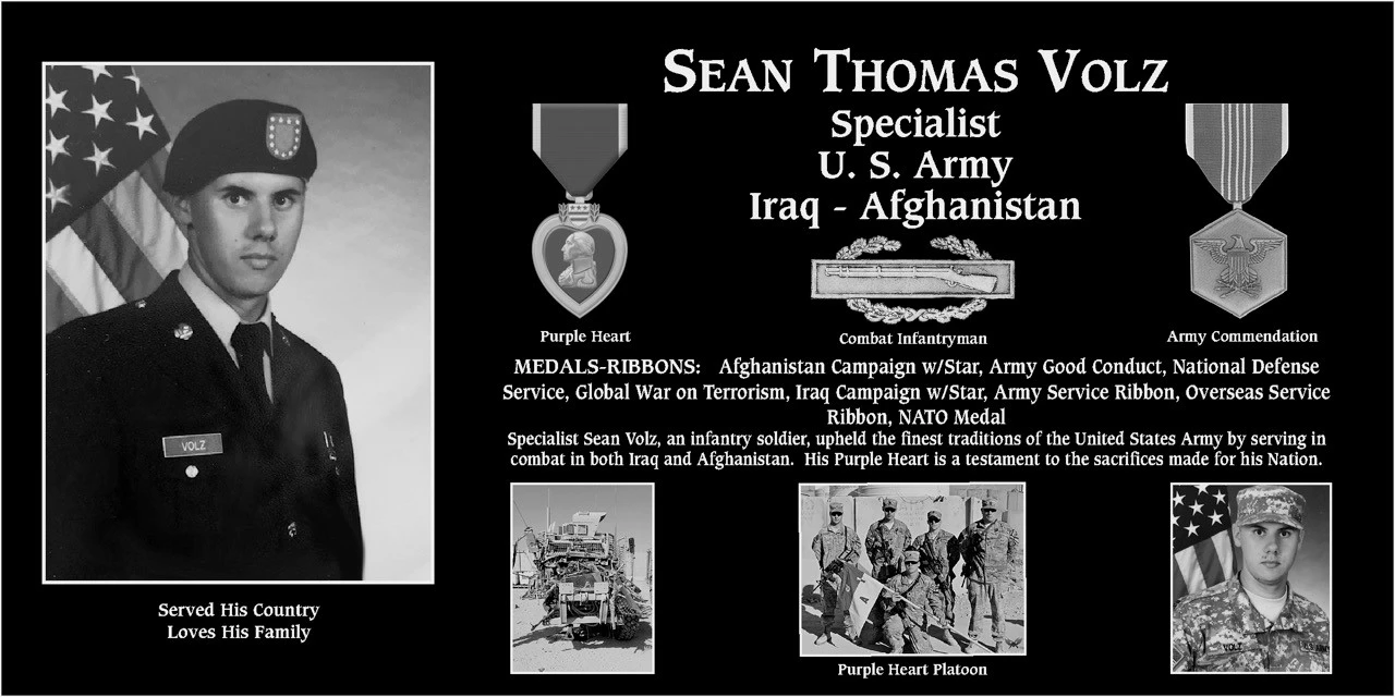 Specialist Sean Thomas Volz | Mt. Soledad Virtual Plaque