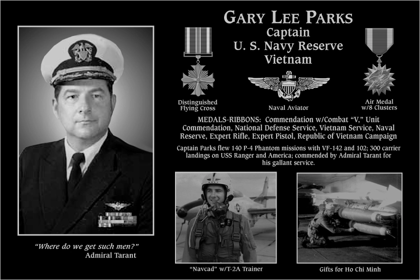 Captain Gary Lee Parks | Mt. Soledad Virtual Plaque
