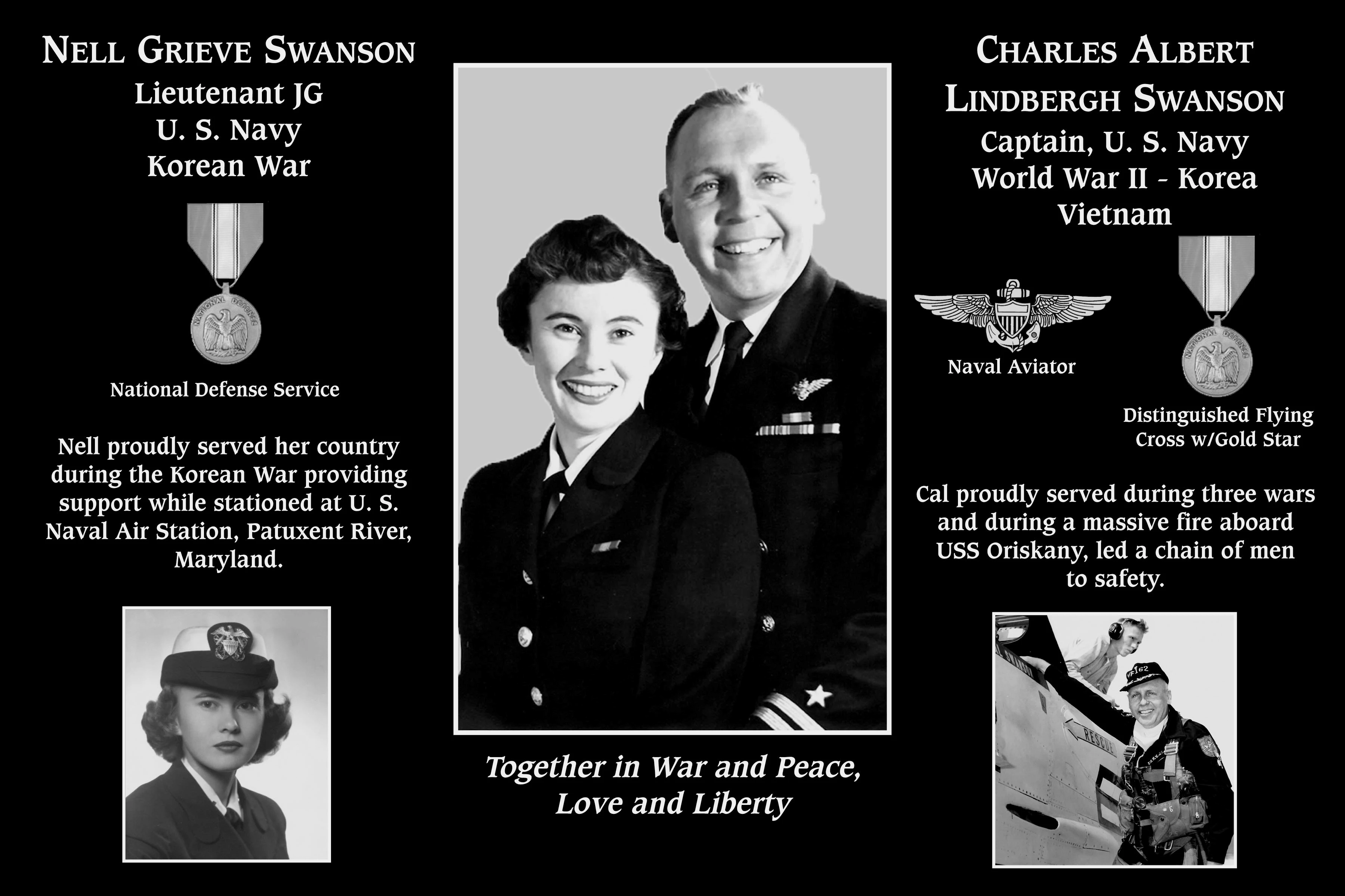 Captain Charles Albert Lindbergh Swanson | Mt. Soledad Virtual Plaque