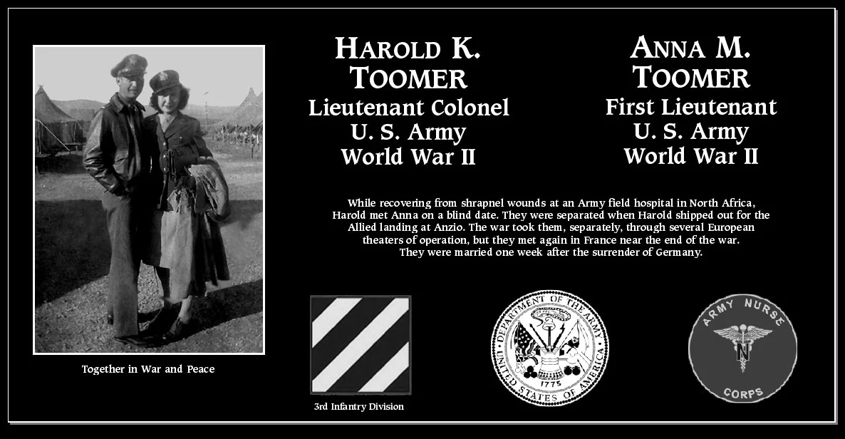 Lieutenant Colonel Harold K Toomer | Mt. Soledad Virtual Plaque