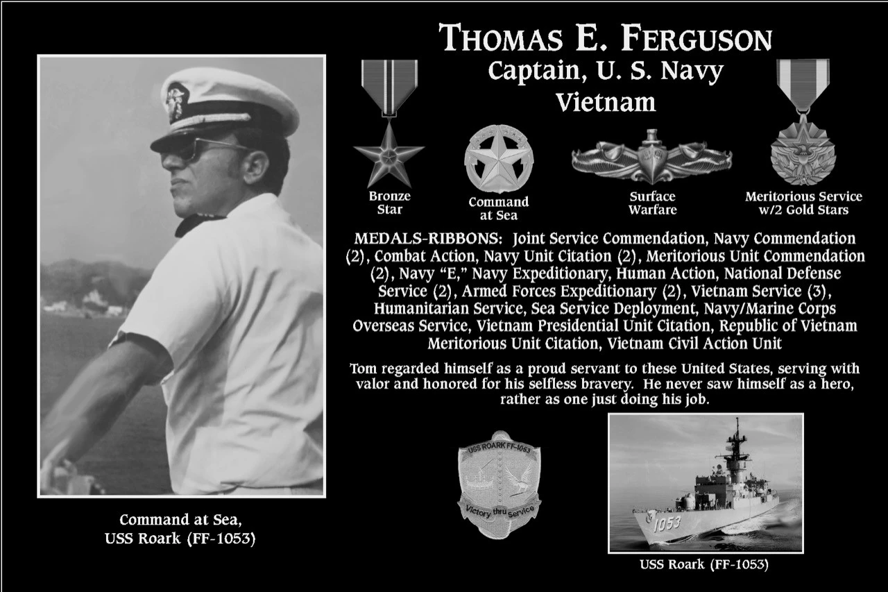 Captain Thomas E. Ferguson | Mt. Soledad Virtual Plaque
