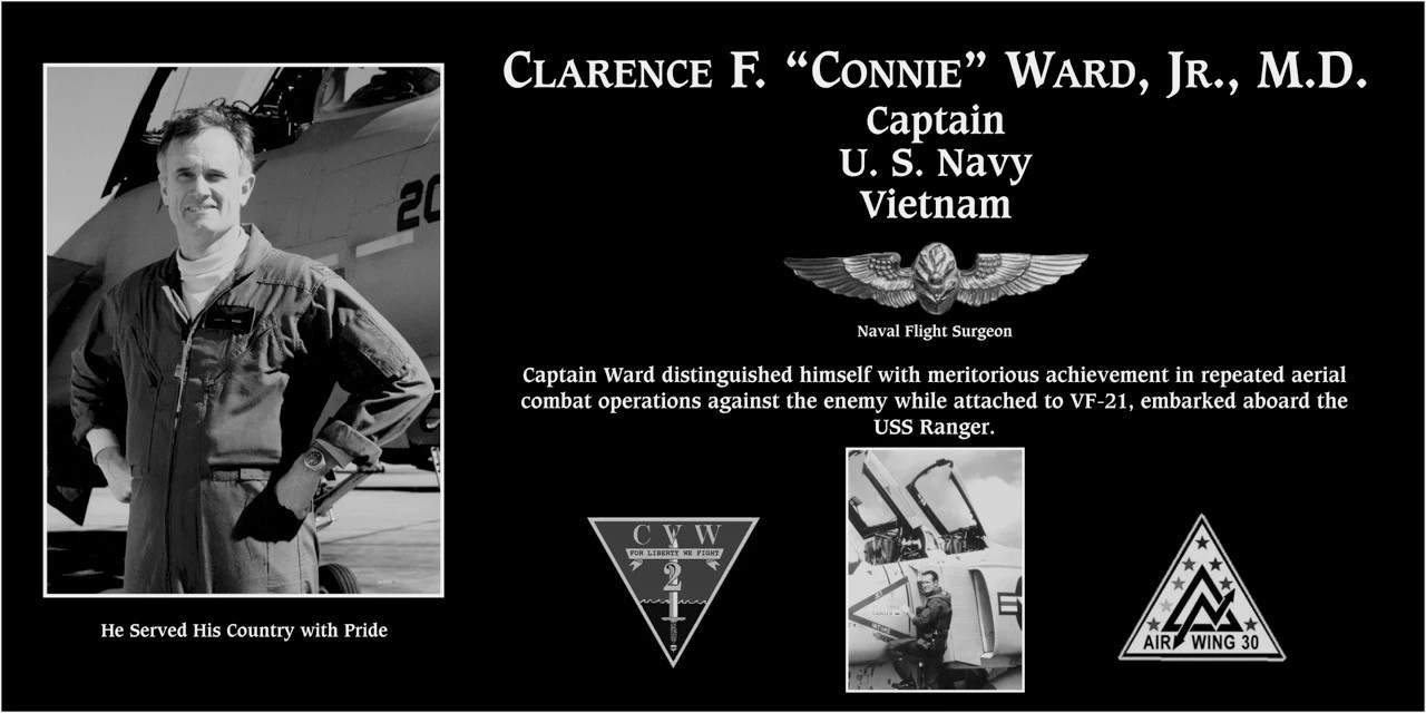 Captain Clarence F. Ward, Jr., M.d. | Mt. Soledad Virtual Plaque