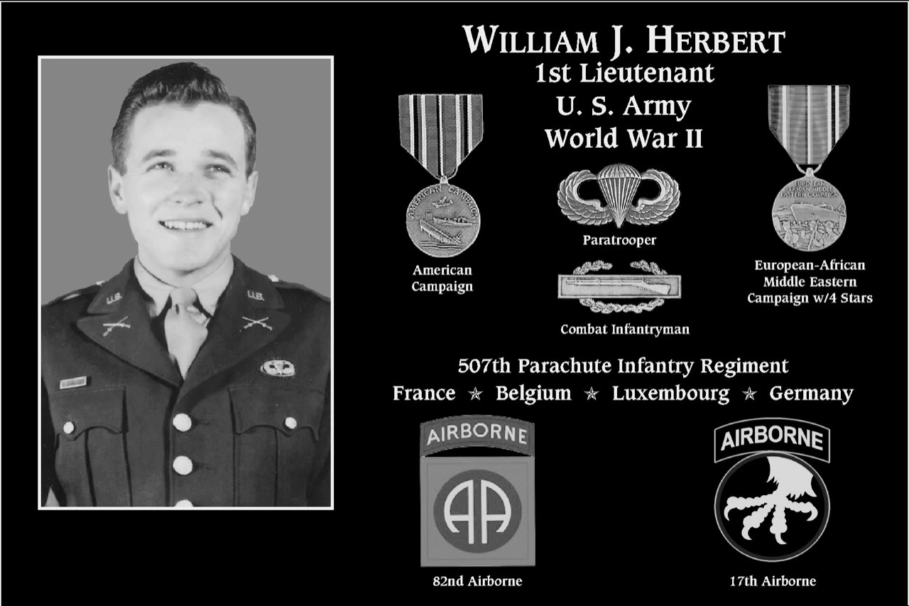 First Lieutenant William J. Herbert | Mt. Soledad Virtual Plaque