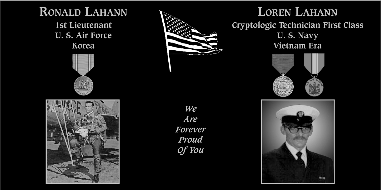 Petty Officer First Class Loren Lahann | Mt. Soledad Virtual Plaque