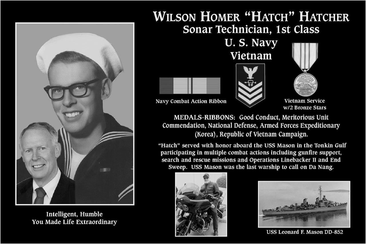 Petty Officer First Class Wilson "Hatch" Homer Hatcher | Mt. Soledad ...