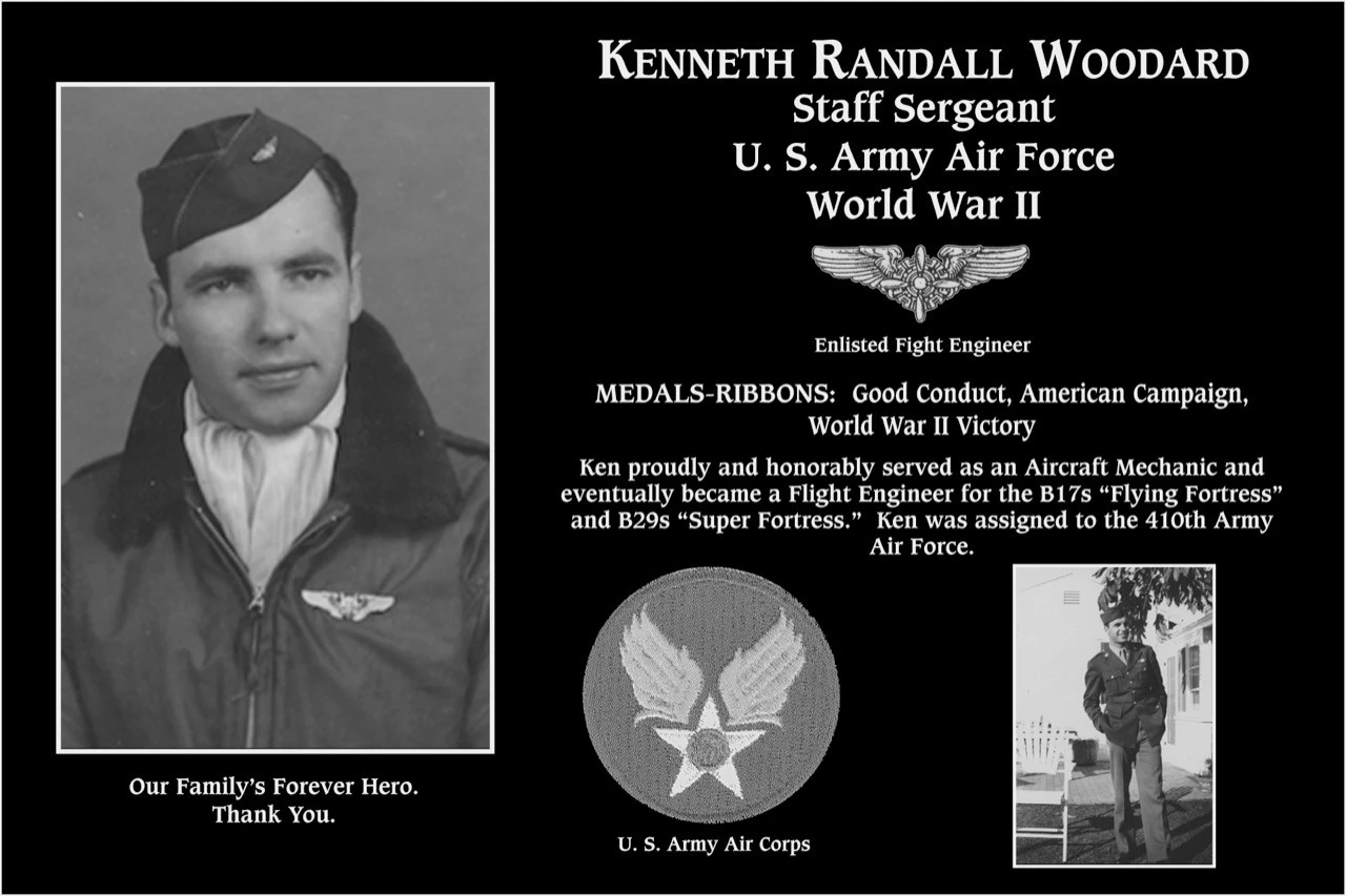 Staff Sergeant Kenneth Randall Woodard | Mt. Soledad Virtual Plaque
