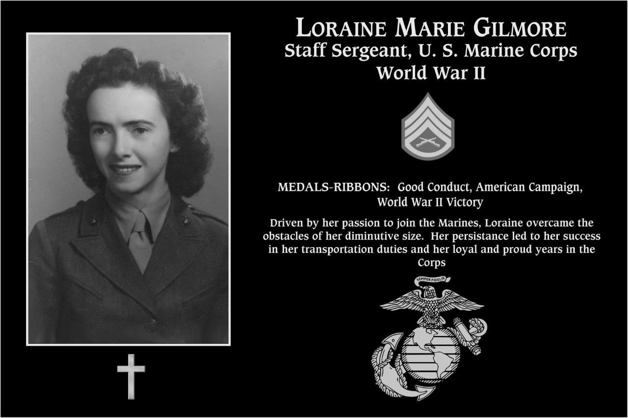 Staff Sergeant Loraine Marie Gilmore | Mt. Soledad Virtual Plaque