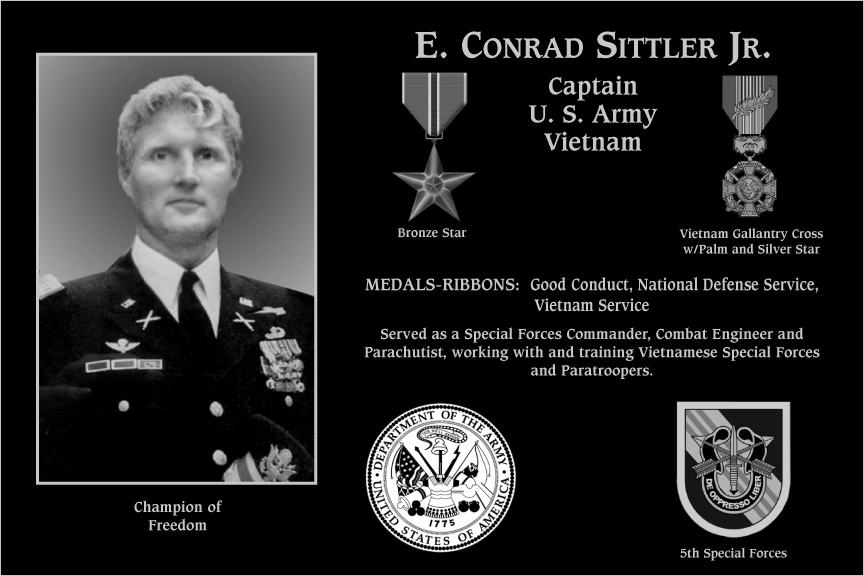 Captain E. Conrad Sittler Jr. | Mt. Soledad Virtual Plaque
