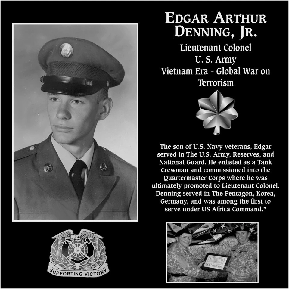 Lieutenant Colonel Edgar Arthur Denning, Jr. | Mt. Soledad Virtual Plaque