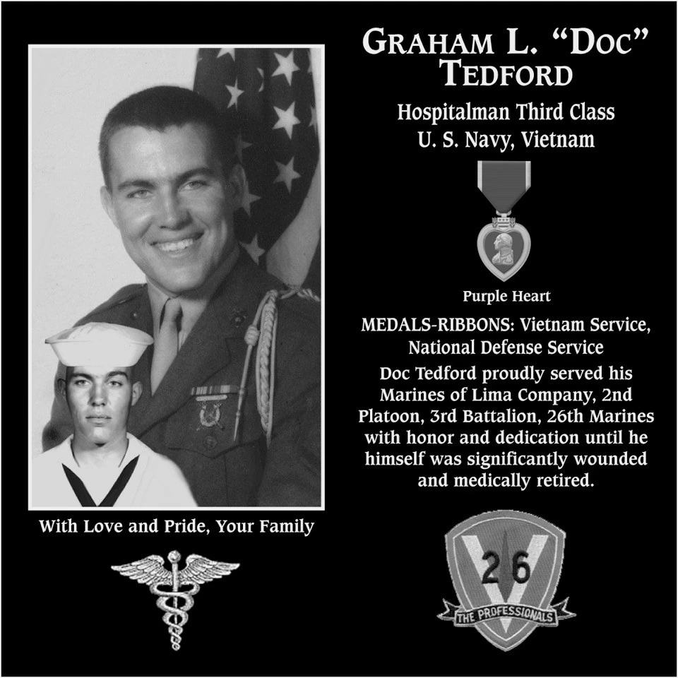 Petty Officer Third Class Graham L. Tedford | Mt. Soledad Virtual Plaque