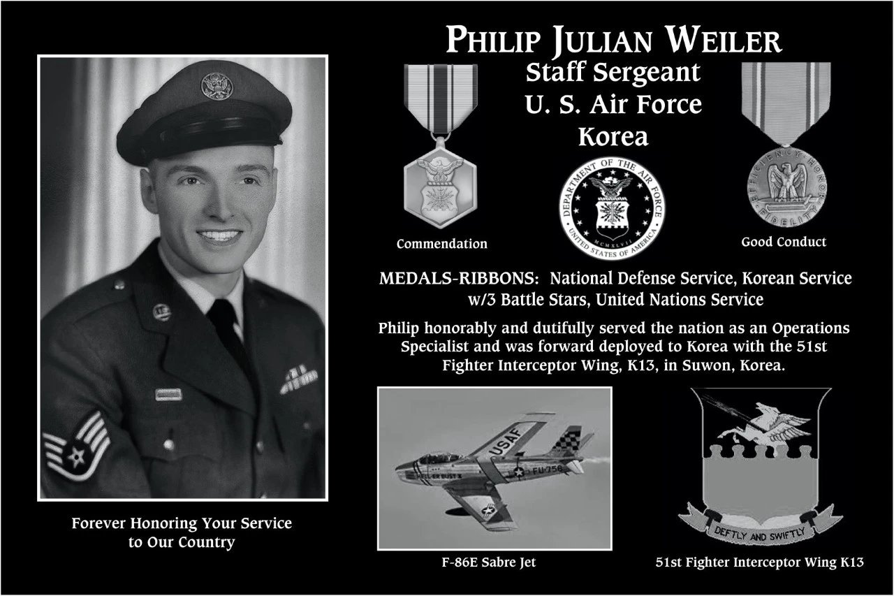 Staff Sergeant Philip Julian Weiler | Mt. Soledad Virtual Plaque