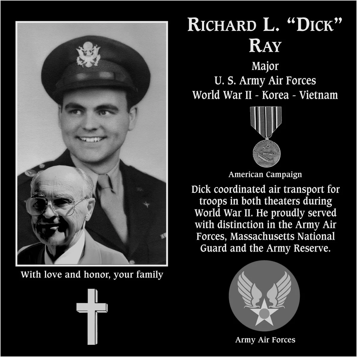 Major Richard L. Ray | Mt. Soledad Virtual Plaque