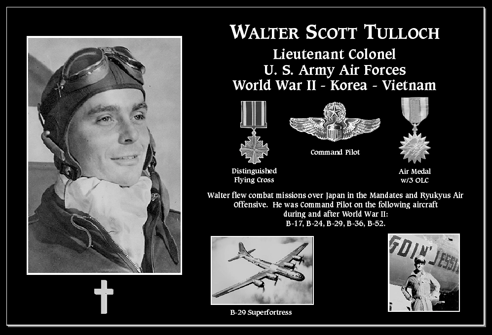 Lieutenant Colonel Walter Scott Tulloch | Mt. Soledad Virtual Plaque
