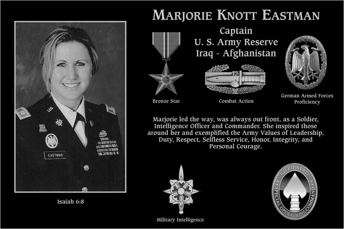 Captain Marjorie Knott Eastman | Mt. Soledad Virtual Plaque